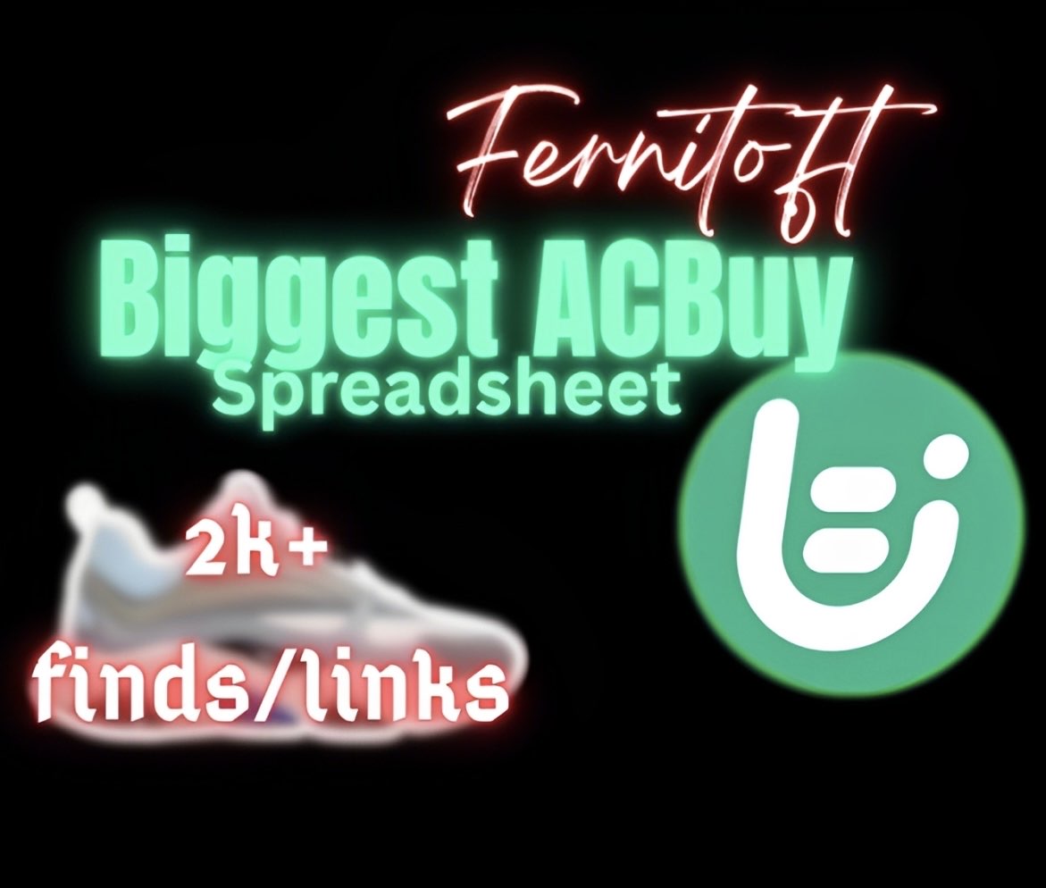 The Biggest Spreadsheet — Best Finds, Best Quality, Best Prices